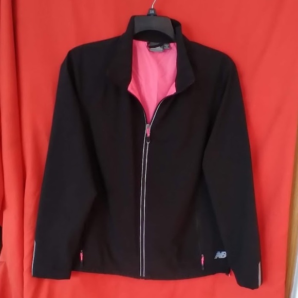New Balance | Jackets & Coats | New Balance Zip Up Black Perforated ...